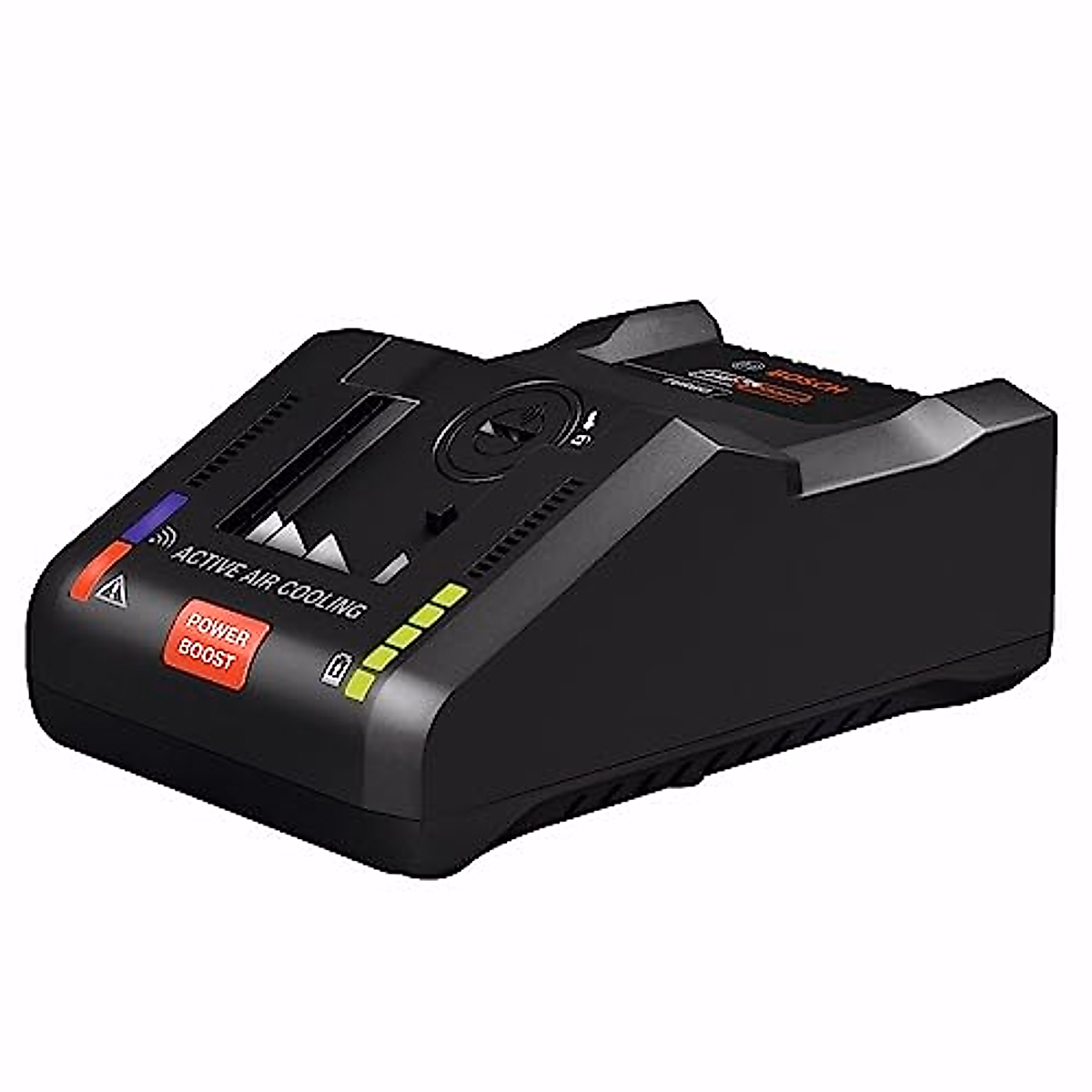 BOSCH GAL18V-160C 18V Hell-ion Connected-Ready Lithium-Ion 16 Amp Battery Turbo Charger with Power Boost, Black