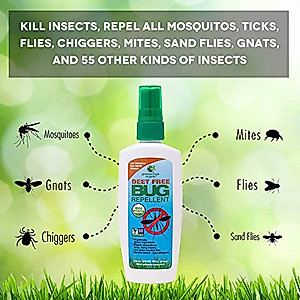 Greenerways Organic Insect Repellent, USDA Organic, Non-GMO, Natural, Mosquito-Repellent, Bug Repellant, Bug Spray, Clothing Safe, Kid Safe, Pet Safe, Baby Safe, DEET-FREE (2 PACK DEAL, 4OZ) $23.98