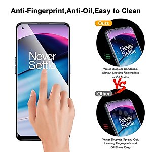 【 3-PACK】Coolpow Designed for OnePlus Nord N20 5G Screen Protector plus One Nord N20 5G Screen Protector Tempered Glass Film, 【EasyInstall Tool】 9H Hardness, Ultra HD, Scratch Resistant, Case Friendly