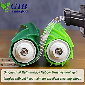 Replacement Parts for iRobot Roomba s9 (9150) s9+ s9 Plus (9550) S Series Robot Vacuum Cleaner, 1 Pair of Multi-Surface Rubber Brushes, 8 Filters, 8 Side Brushes and 2 Tools