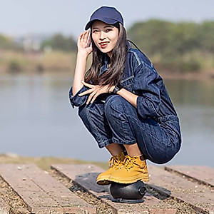 Glocamping 11" and 7.4” Package Large Easter Day And Halloween Black Plastic Witch Cauldron Kettle, Candy Holder, Party Favor Decoration