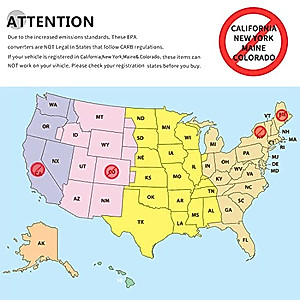 GELUOXI Pipe Catalytic Converter Compatible with Hyundai Sonata 2.4L 2011-2016 / Kia Optima 2.4L 2011-2013 12H55-53 54885