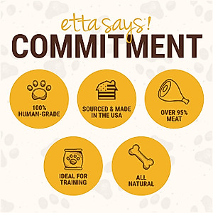 etta says! Yumm Sticks - Real Meat Chicken Dog Jerky Treats - Human Grade - Made in The USA (24 Count Pack of 1)