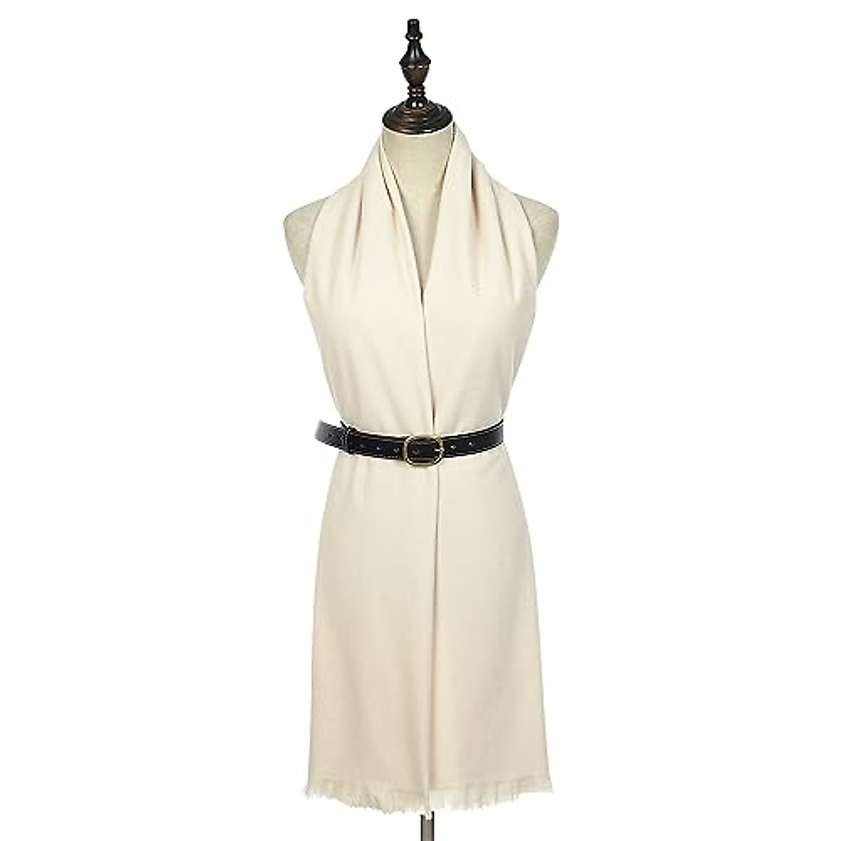 SWAT PANY Pashmina shawls and wraps for Evening Dresses Cream Scarf for Women Winter Shawl Wraps for Women Weedings