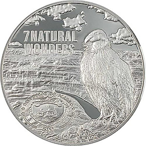 2021 DE 7 Natural Wonders PowerCoin Grand Canyon 3 Oz Silver Coin 20$ Palau 2021 Proof