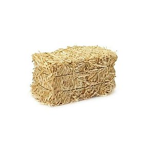 FloraCraft Decorative Straw Bale 5 Inch x 6 Inch x 13 Inch Natural
