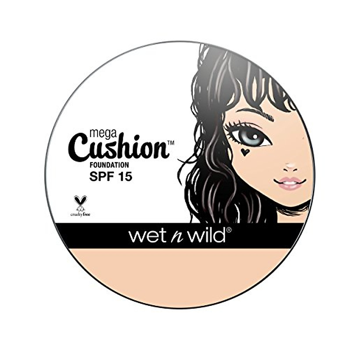 wet n wild Megacushion Foundation, Light Ivory, 0.52 Fluid Ounce