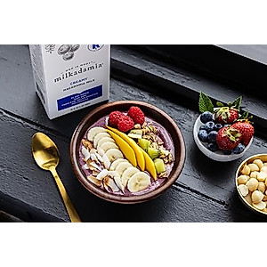 milkadamia Macadamia Milk - Creamy - 32 Fl Oz (Pack of 6) - Lactose Free Milk, Vegan Shelf Stable Milk, Plant Based Non Dairy Milk, Organic Dairy Free Macadamia Nut Milk