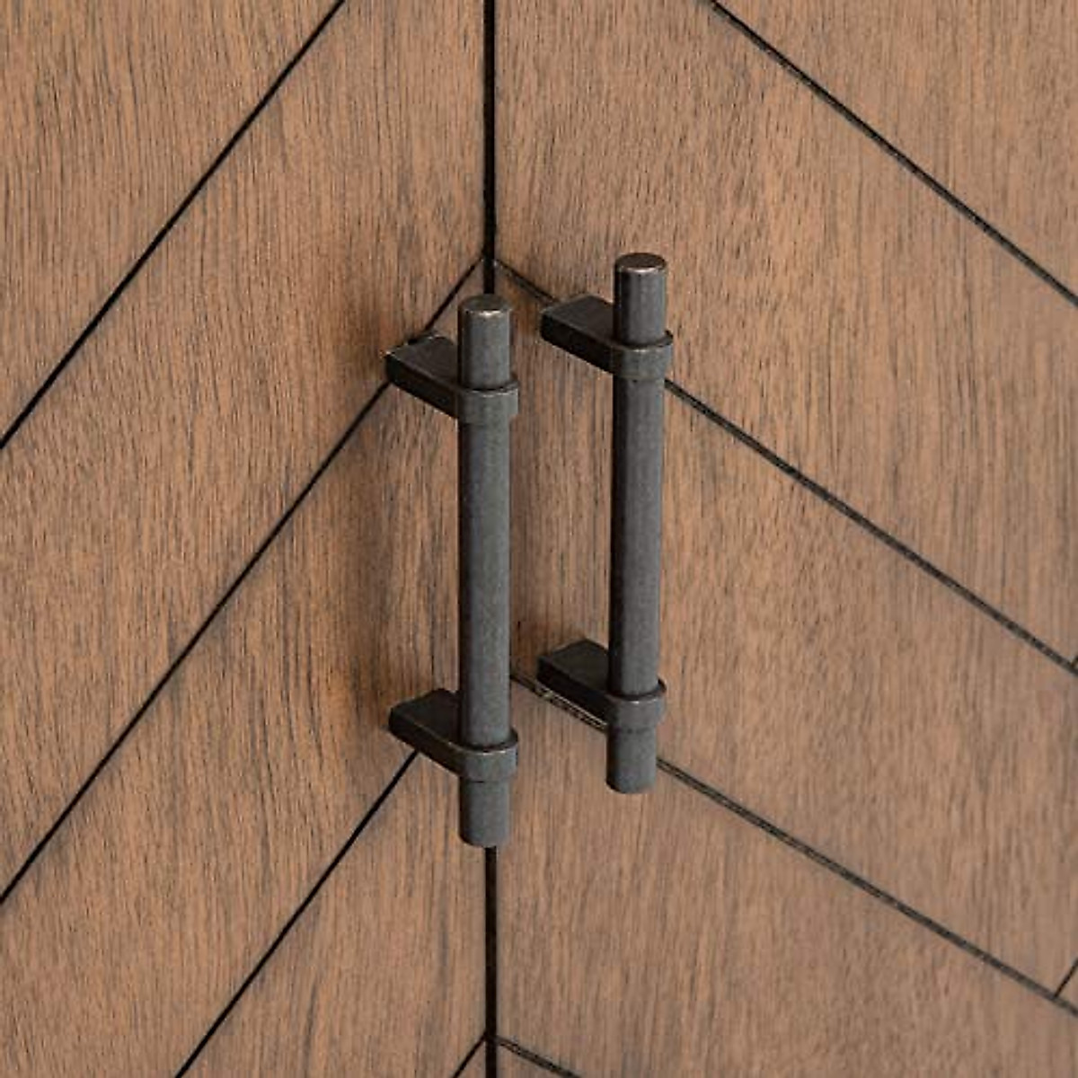 Safavieh Home Collection Peyton Brown 2-Door 2-Shelf Storage Buffet Sideboard Table (Fully Assembled)