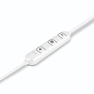 Urbanista Madrid Bluetooth Earphones, in Ear Headphones Compatible with iOS and Android, 4HR Battery Life, Handsfree Play/Pause, White