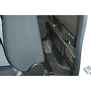 DU-HA Behind-the-Seat Storage Fits 07-17 Chevrolet/GMC Silverado/Sierra Regular Cab, Black, Part #10058
