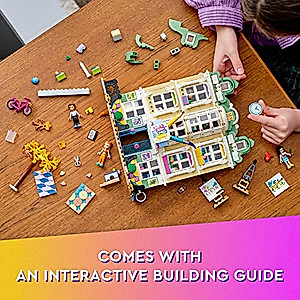 LEGO Friends Emma's Art School House Set 41711, Creative Arts & Crafts Toy with 3 Mini-Dolls, Accessories and DOTS Decor, Birthday Gift Idea for Kids 8-12 Years Old