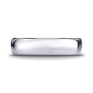 FJC Finejewelers Cobalt Chrome 6mm Comfort-fit High Polished Design Ring Size 8.5