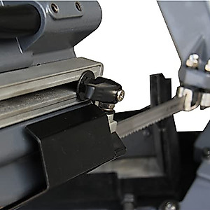 KAKA INDUSTRIAL BS-150 Portable Metal Cutting Bandsaw,5.9x5.5in Variable Speed Bandsaw,Angled Cut From 0-45 Degrees,Bench Band Saw 110V-60HZ-1PH