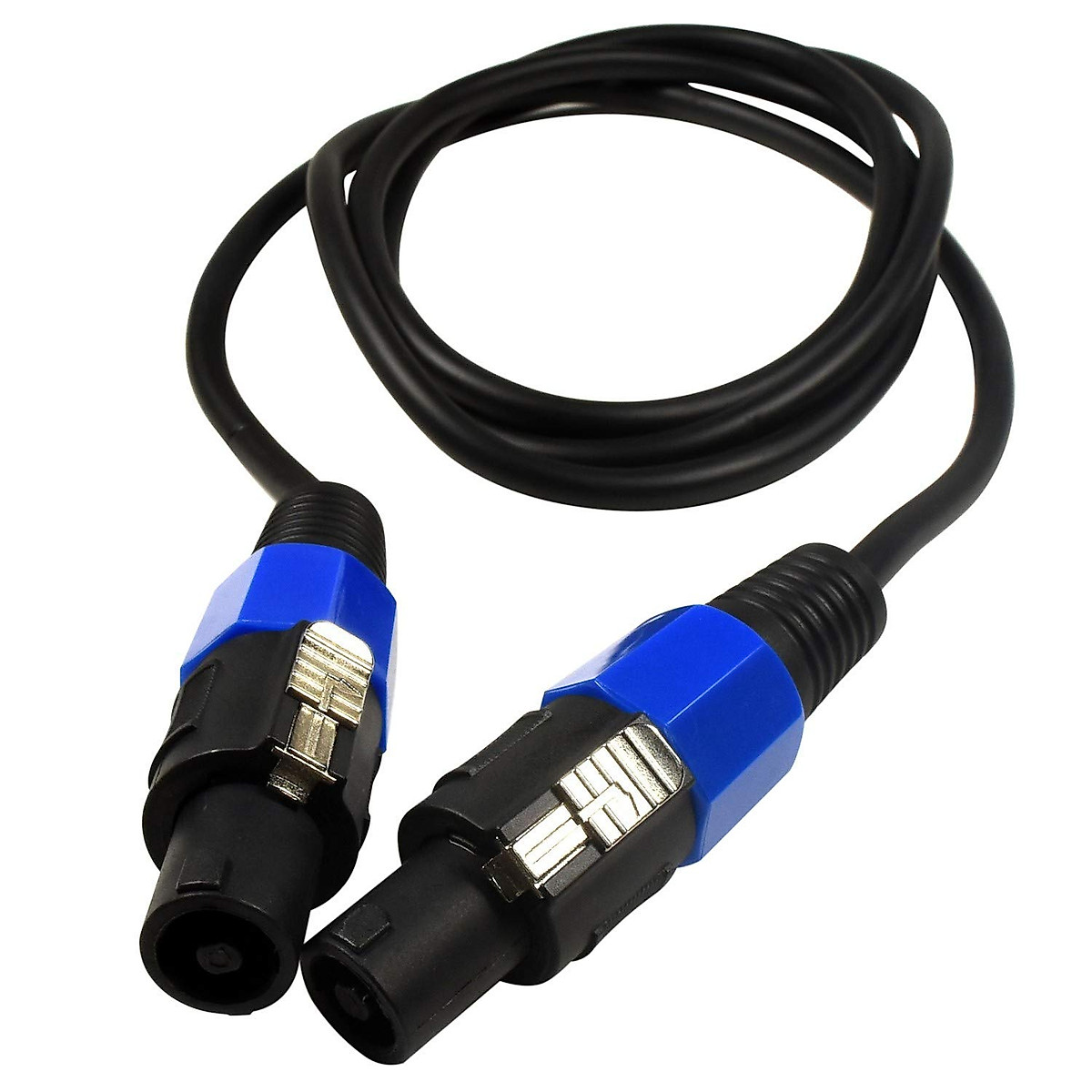 HQRP 6ft Speakon to Speakon (M/M) Cable for Ashdown CL-115 Bass Amplifier Cabinet; for Behringer Classic BVT5500H Bass Amp Head/Europower PMP6000 Powered Mixer