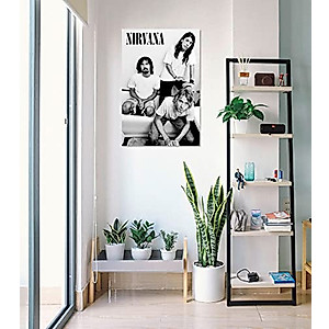 Nirvana - 3 Piece Music Poster Set (Logo/Smiley, Kurt, Krist & Dave, Kurt Live On Stage) (Size: 24" x 36" each)