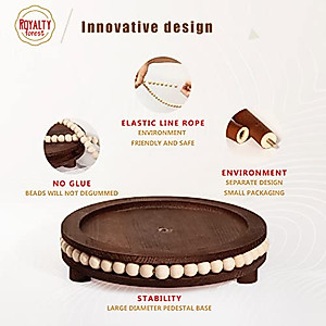 Royalty Forest Farmhouse Paper Towel Holder Wood – Handmade Wooden Paper Towel Holder Countertop for Kitchen – Espresso Paper Towel Holder Rustic – Boho Decor