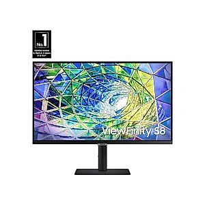 SAMSUNG Business S80UA Series 27 Inch Viewfinity 4K UHD 3840x2160 Computer Monitor HDR10, DisplayPort, HDMI 2.0, USB 3.0 Hub, Headphone, 3-Yr WRNTY (S27A804NMN)