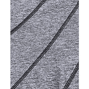 AxByCzD Running Shirts Women Workout Yoga Short Sleeve Tops Crew Neck Gym Casual Jogging Pilates Summer SportwearGrey Medium