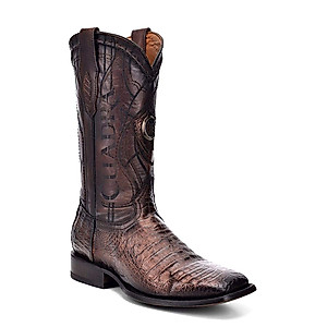 Cuadra 1E1OFY Crocodile Fuscus Rodeo Western Boots (Brown, numeric_11)