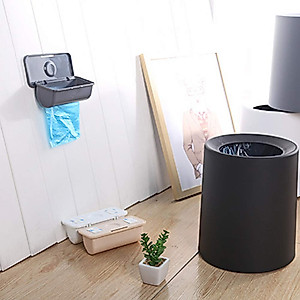 Hemoton 2pcs Recycling Bag Holder Desk Dispenser Hand Towel Dispenser Kitchen Bag Holder Paper Towel Dispenser Wall Mount Bag Saver Shopping Bag Holder Shopping Cart Bag Wall-Mounted