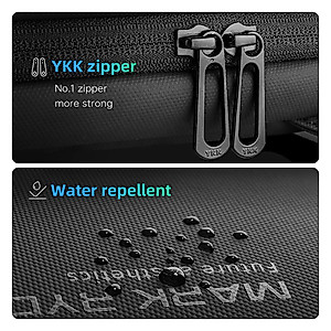 MARK RYDEN Slim Laptop Backpack for Men, High Tech Backpack with Scratch Resistant Shell and USB Charging Port, Waterproof Business Backpack Ideal for Working, Commuting, Daily