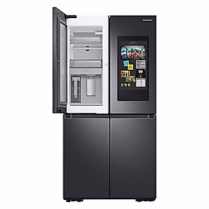 Samsung 28.6 Cu. Ft. Fingerprint Resistant Black Stainless Steel Smart 4-Door Flex Refrigerator Featuring Family Hub With Beverage Center And Dual Ice Maker - RF29A9771SG/AA