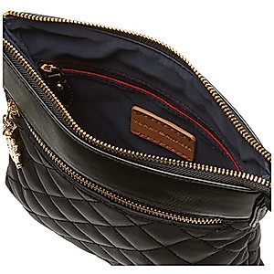 Tommy Hilfiger womens Charming Crossbody Bag, Black, One Size US