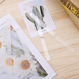 SAVITA 10 Pcs Music Stand Clips, Clear Acrylic Music Holder Clip Book Page Clip for Wind for Musician Composer Outdoor Gig Rehearsal Easy Reading