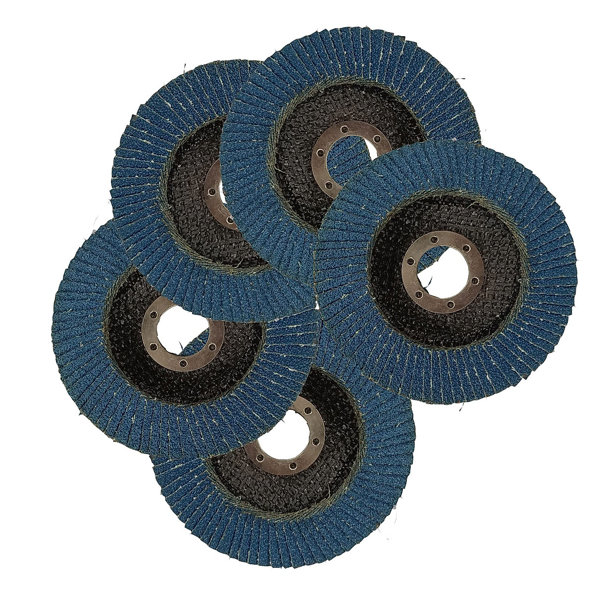 Kimllier 4-1/2 Inch x 7/8 Inch Premium Zirconia Flap Discs 100 Pack 40 Grits Grinding Wheel Angle Grinder Sanding Disc Type 29