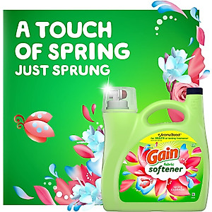Gain Laundry Fabric Softener Liquid, Spring Daydream, 164 Fl Oz, 190 Loads