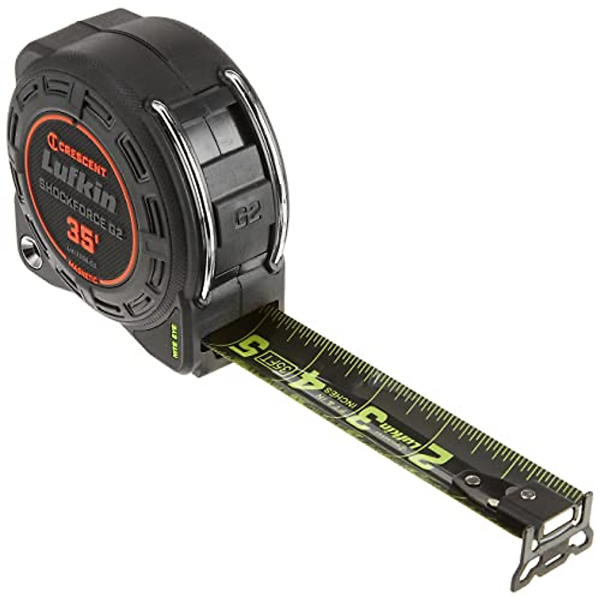 Crescent Lufkin Shockforce G2 35-ft Nite Eye Magnetic Tape Measure- LM1235B-02