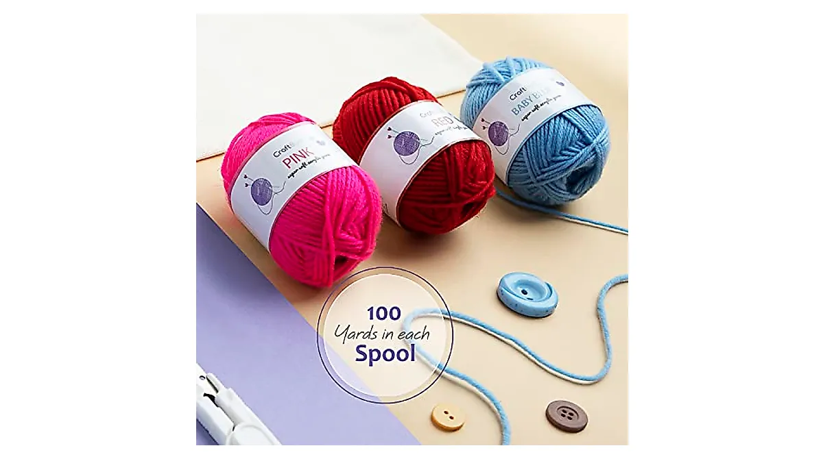 Soft Yarn for Crocheting - 2400 Yards Crochet Yarn for Crocheting and ...