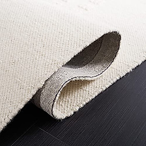 Safavieh Natura Collection 8' x 10' Ivory NAT222A Handmade Modern Contemporary Wool Area Rug