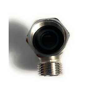 SOLID Metal Brass T-adapter, 3-way Tee Connector for Handheld Bidet 15/16" and G 1/2 Polished Nickel