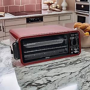 Ninja SP351 Foodi Smart 15-In-1 1800W XL-Sized Digital Display Smart Cooking Air Fry Countertop Oven with Dual Heat Technology (Cinnamon)