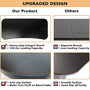 PROLEE Treadmill Desk 34“ Universal Laptop Desk Steady Treadmill Attachment for Laptop/Ipad/Tablet, Fits Most of Treadmills