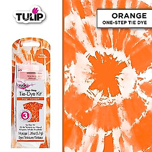 Tulip One-Step Tie-Dye Kit, Vibrant Colors for Fabric 4 fl oz, Orange