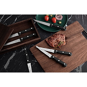 Little Chef Steak Knives Steak Knife Set - Premium Stainless Steel Steak Knives set of 6