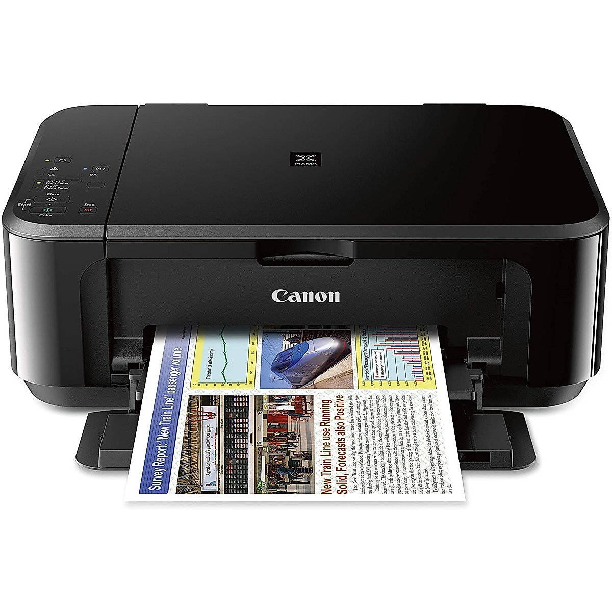 Canon Pixma 3620 Series Wireless All-in-one Color Inkjet Printer I Print Copy Scan I Duplex Print I Mobile Print I Print Up to 9.9 ipm I Up to 4800x1200 DPI Print Resolution I Black + Printer Cable