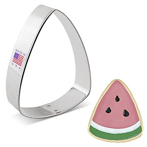 Watermelon Slice Cookie Cutter, 3.75" Made in USA by Ann Clark Cookie Cutters