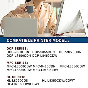 INDI 1 Pack TN-336BK TN336 TN-336 Black High Yield Toner Cartridge Replacement for Brother DCP-9270CDN L8400CDN HL-L8250CDN L9200CDW/CDWT MFC-L8600CDW 9460CDN Printer.