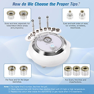 3 in 1 Diamond Microdermabrasion Machine, TopDirect Facial Skin Care Salon Equipment w/Vacuum & Spray (Strong Suction Power: 65-68cmhg)