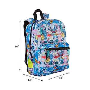 Disney Lilo & Stitch Backpack for Kids or Adults, 16 inch