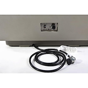 Lucerne Concrete Fire Pit 42".1 x 42 Outdoor Patio Firepit Includes Fire Glass Modern Fire Pits & Outdoor Fireplaces for Garden, Deck, Indoor & Outdoor Heating