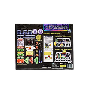 Snap Circuits “Arcade”, Electronics Exploration Kit, Stem Activities for Ages 8+, Full Color Project Manual (SCA-200)