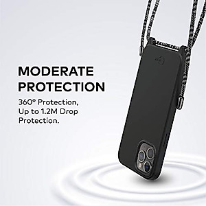 SwitchEasy Compatible with iPhone 12 Pro Max Case - Play, Liquid Silicone Case with Crossbody Lanyard, Adjustable Fashion Neck Strap, Full-Body Shockproof Protection, Screen & Camera Cover - White