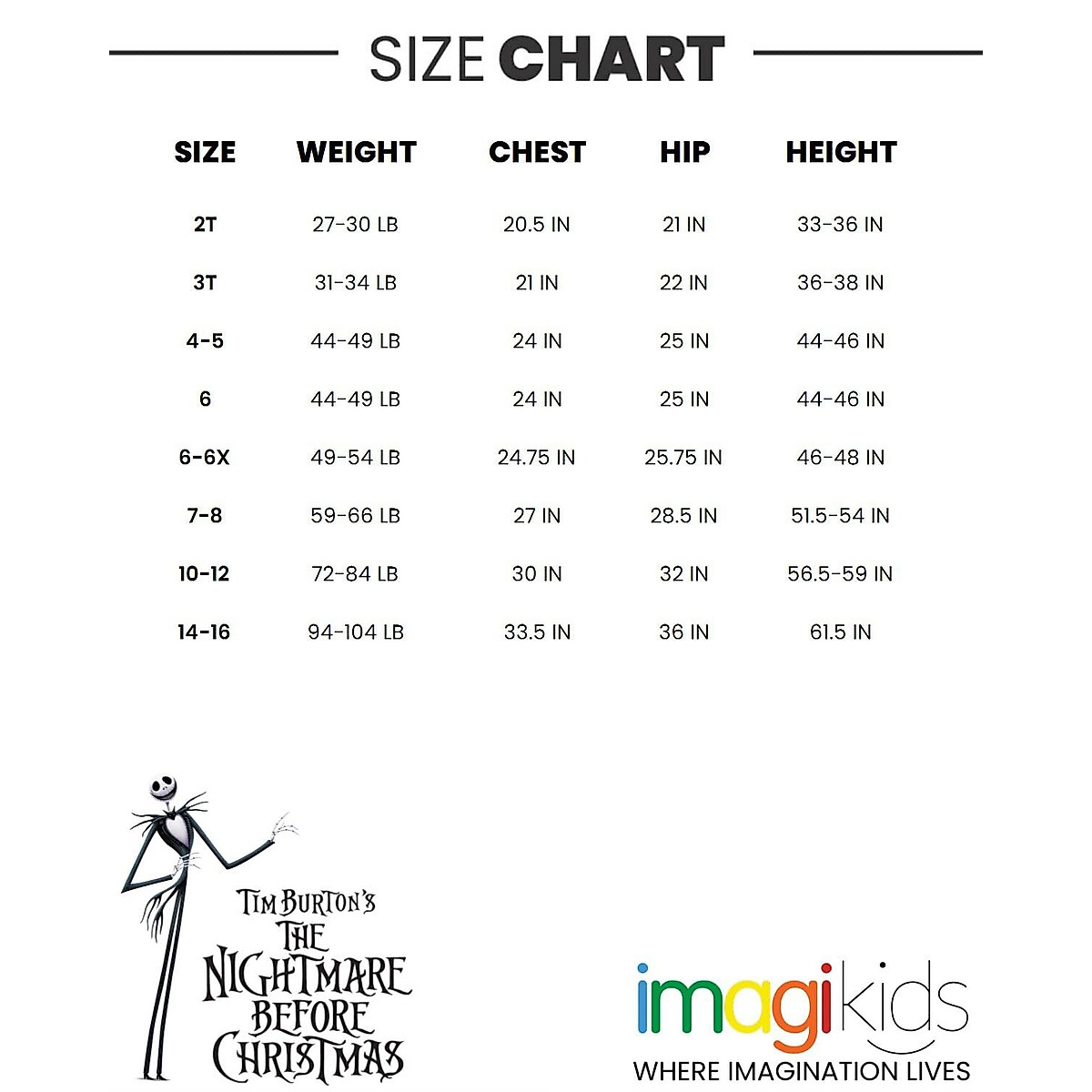 Disney Nightmare Before Christmas Jack Skellington Sally Toddler Girls French Terry Zip Up Hoodie Black-White 2T