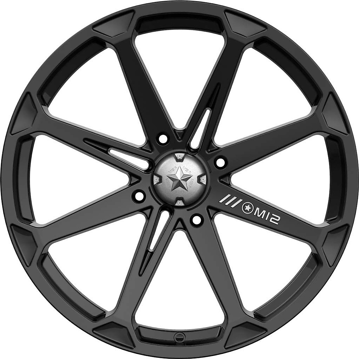 MSA Offroad Wheels MA12 22X7 4X156 G-BLK 10MM - M12-02756