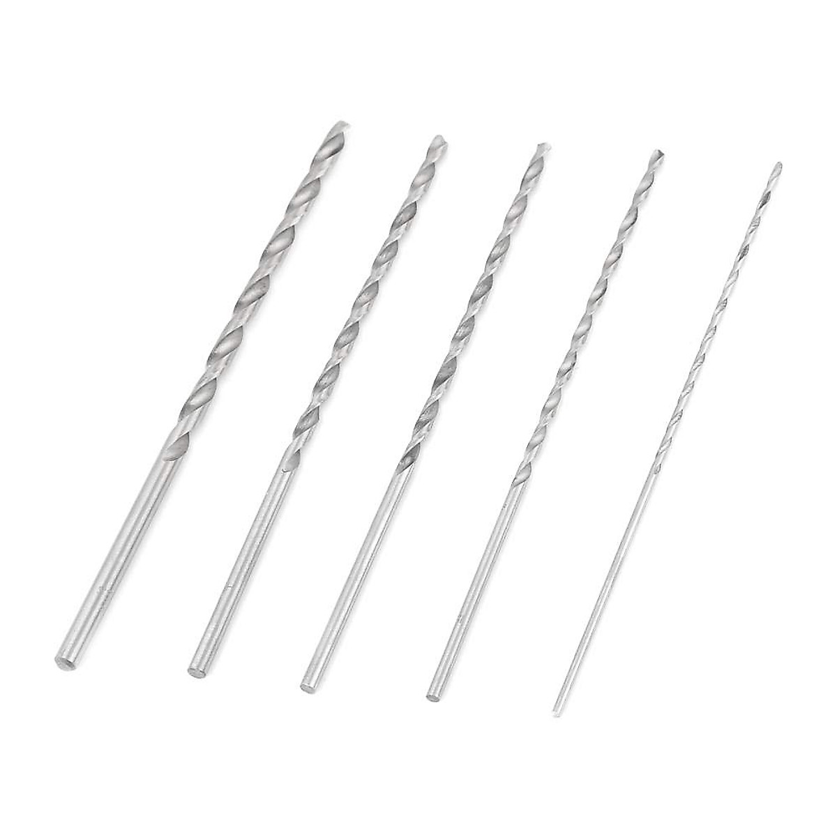Extra Long Brad Point HSS Drill Bit, 2-5mm Diameter x 150mm Length, Straight Shank Drill Bits for Wood Plastic and Aluminum